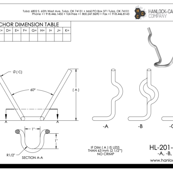 HL-201-UOP - Hanlock-Causeway Company
