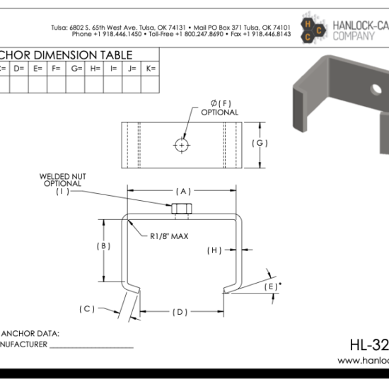 HL-320 - Hanlock-Causeway Company