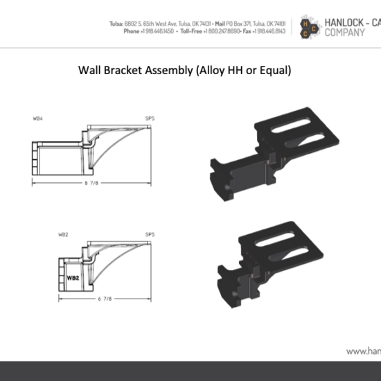 Wall Bracket Assembly - Hanlock-Causeway Company